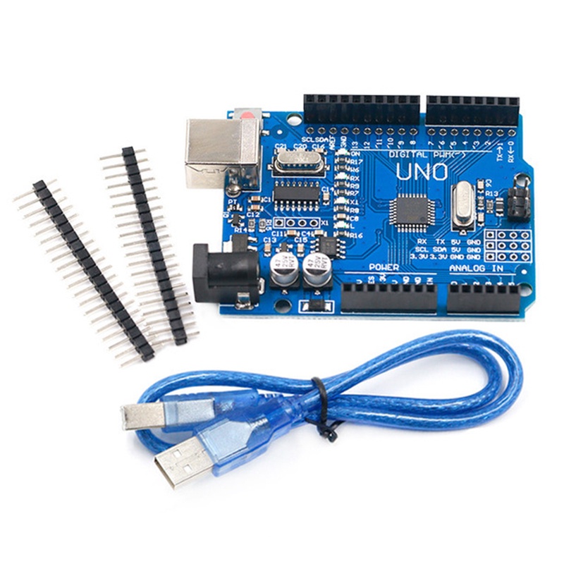 Atmega328p UNO R3 บอร์ดพัฒนา สําหรับ Arduino UNO R3 พร้อมขาตรง และสาย ...