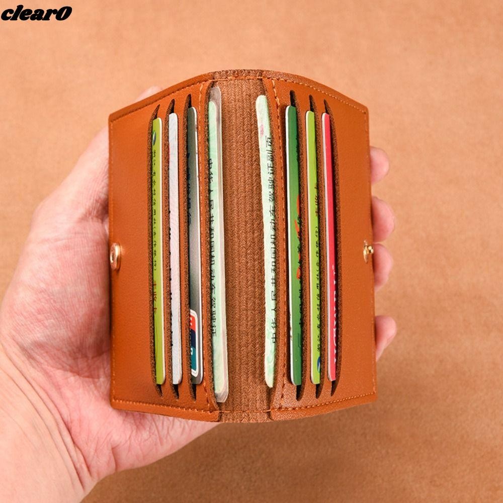 Clear0 ผู้ถือบัตร, Anti Demagnetization PU Leather Bank ID Card, Simple ...