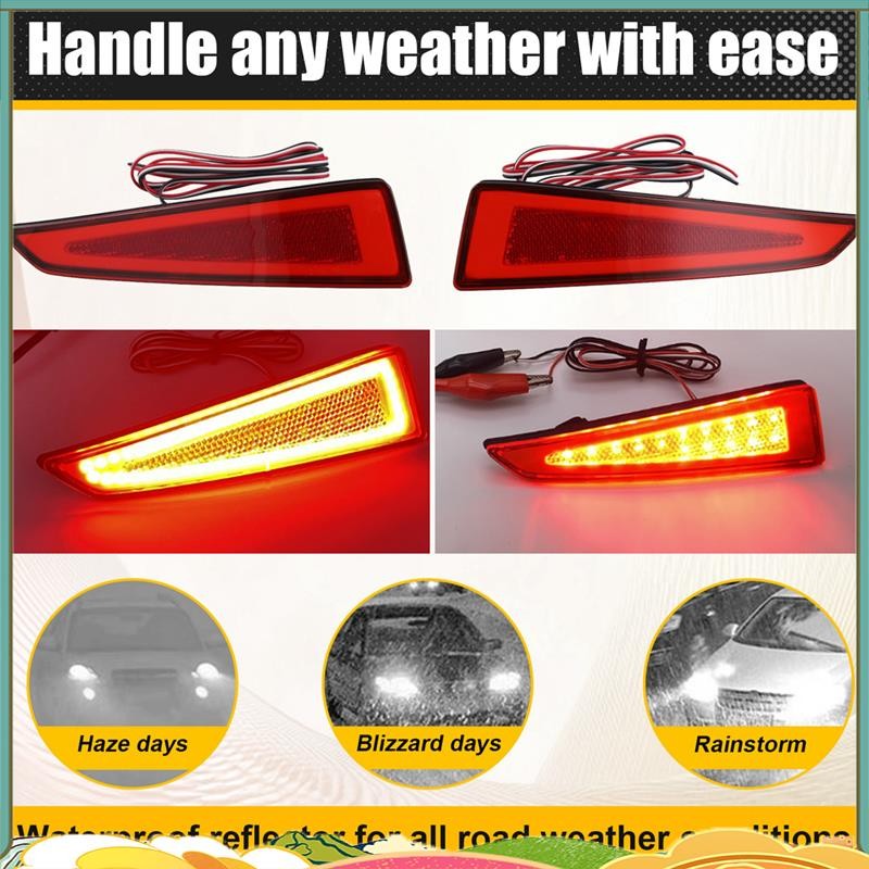 รถ LED ด้านหลังกันชน Reflector ไฟเบรคไฟท้าย 81920-08010 สําหรับ Venza ...