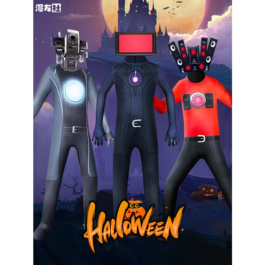 cameraman costume tv man costume skibidi toilet cosplay | Shopee Thailand