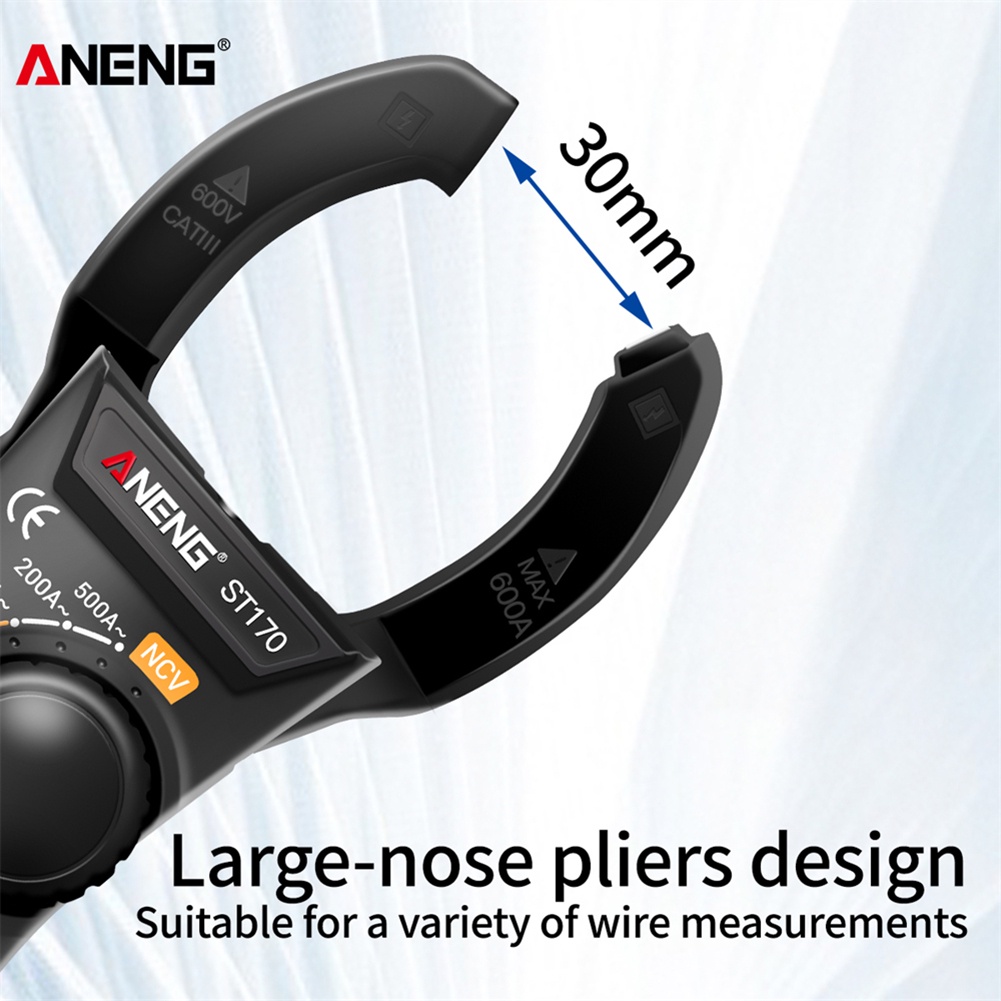 แคลมป์มิเตอร์ดิจิตอล ANENG ST170/ST180/AT619 Digital Clamp Meter DC ...