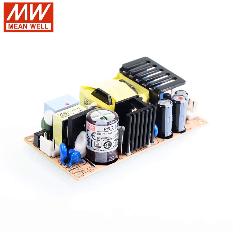 Mean WELL สวิตช์พาวเวอร์ซัพพลาย PSC-60B 60W 27.6V 27.6V DC 1.4A 0.75A ...