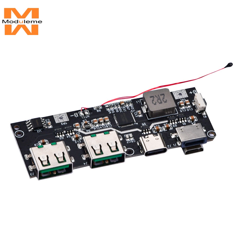 Qc4.0 QC3.0 โมดูลพาวเวอร์แบงก์ USB คู่ 5V 4.5A 22.5W Micro Type-c USB ... Qc4.0 QC3.0 โมดูลพาวเวอร์แบงก์ USB คู่ 5V 4.5A 22.5W Micro Type-c USB ...