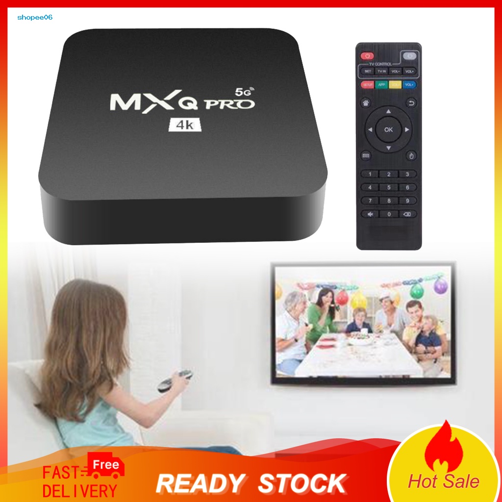 Setn MXQPRO Smart 5G Version 4K WIFI เครื่องเล่นมีเดีย กล่องรับสัญญาณทีวี สําหรับบ้าน | Shopee ...