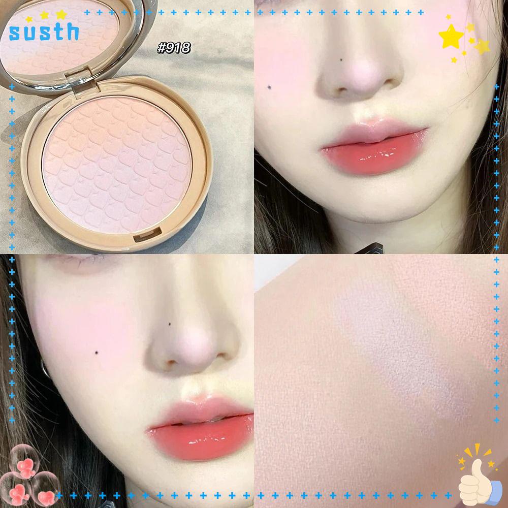 Susth พาเลทบลัชออนปัดแก้ม เนื้อแมตต์ เปลี่ยนสีได้ ติดทนนาน 5 สี ...