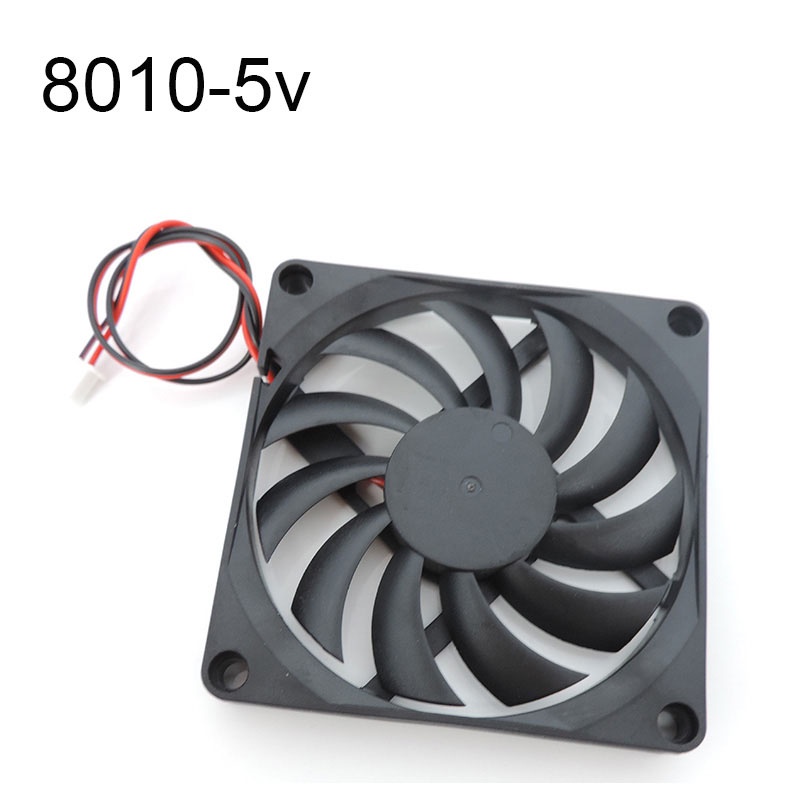 พัดลมระบายความร้อน ไร้แปรงถ่าน 8 ซม. 8010 DC 5V 12V 24V สําหรับเครื่องพิมพ์ 3D Reprap DC Cooler ...