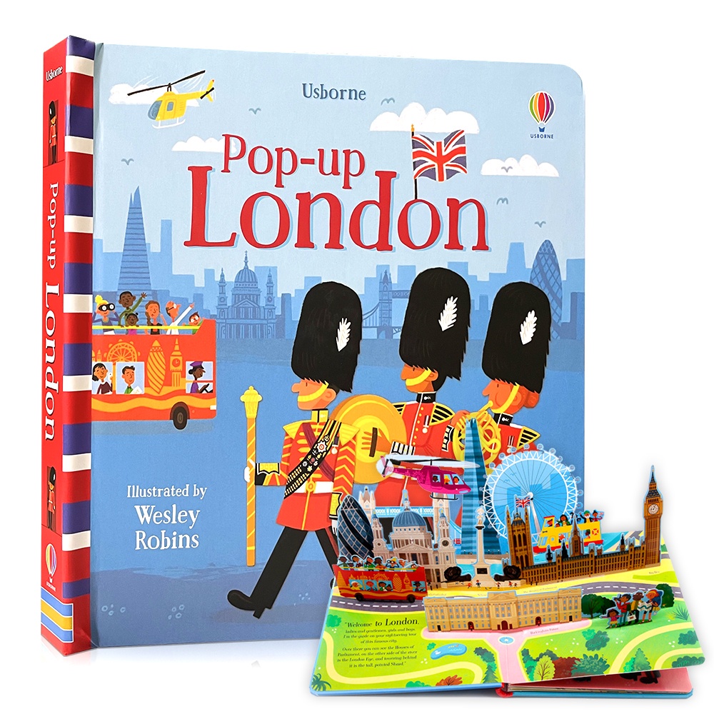 Usborne Pop Up London 3D Flip Flap Picture Books English Education Book ...
