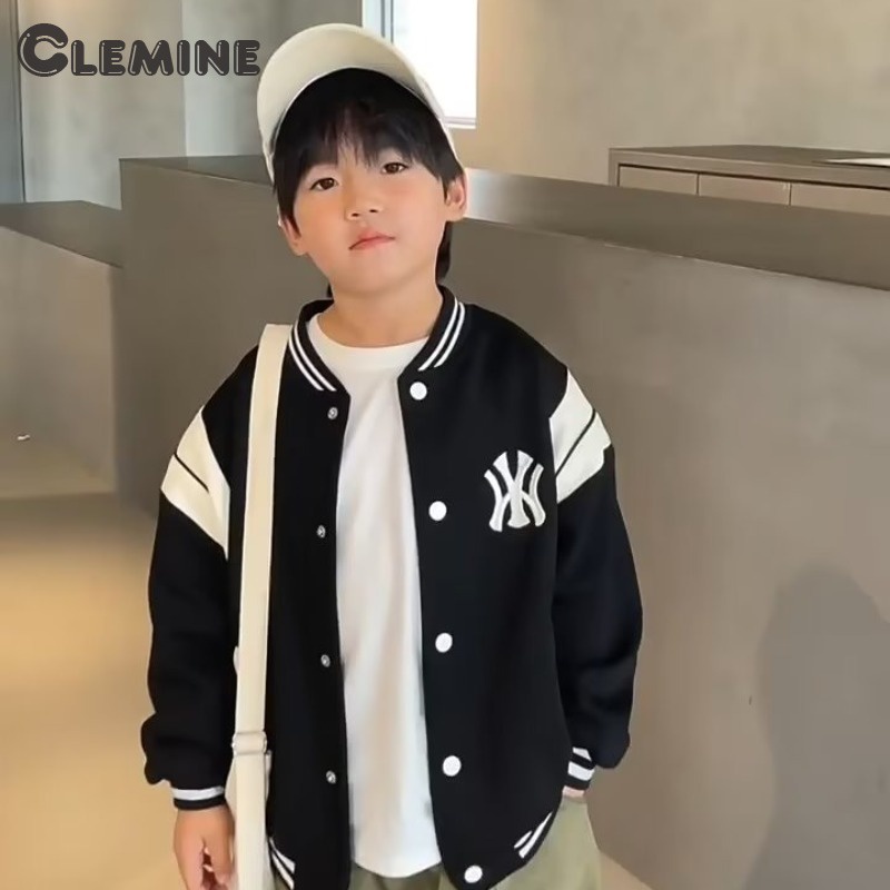 Clemineเสื้อโค้ทเบสบอล สําหรับเด็กผู้ชาย และเด็กผู้หญิง | Shopee Thailand