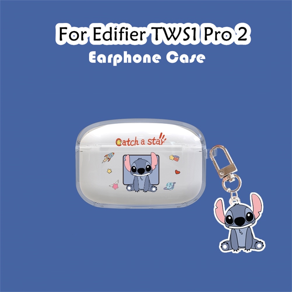 คุณภาพสูงสําหรับ Edifier TWS1 Pro 2 Case รูปแบบการ์ตูนโปร่งใสซิลิโคน ...