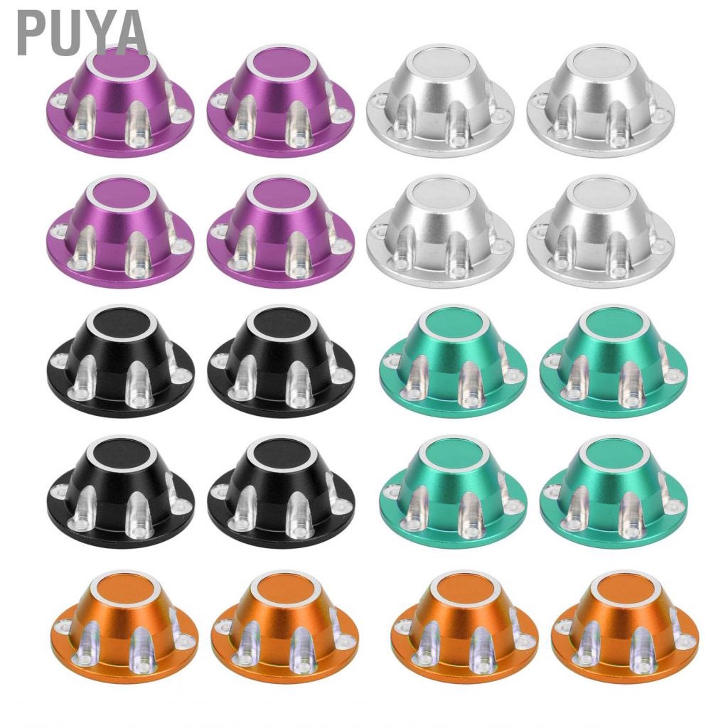 Puya Wheel Hub Cover Aluminum Alloy Hubcaps for 1/6 RC Car | Shopee ...