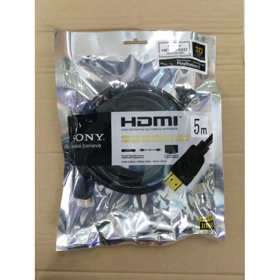 Sony 2M สาย HDMI/SONY 2M VER 2.0 FULL HD 1080 | Shopee Thailand