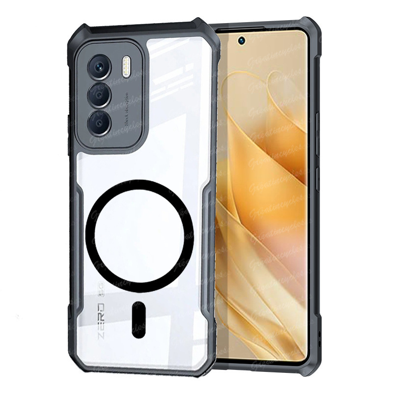 Infinix Zero 5G 2023 X6815C Zero 2023 กรณีเคสโทรศัพท์แม่เหล็ก PC & TPU ...