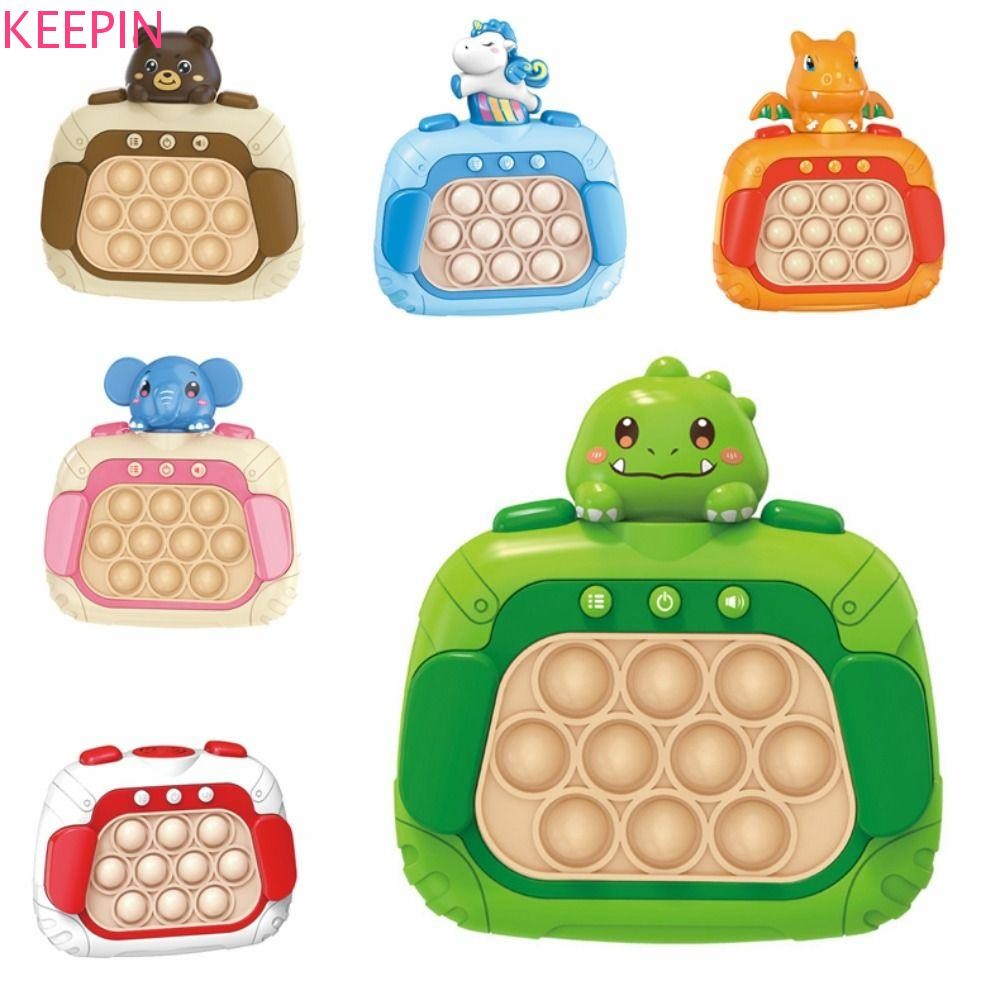 Keepin Quick Push เกมคอนโซล, กดและเล่นน้ําหนักเบา Pop Up Fidget Bubble ...