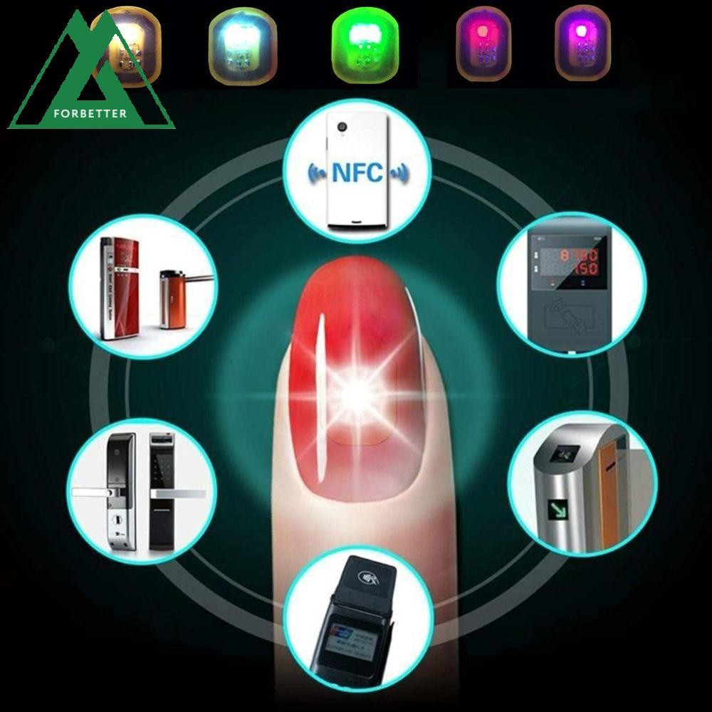 Forbetter เล็บ DIY NFC เล็บเรืองแสง Scintillation LED เล็บ | Shopee Thailand