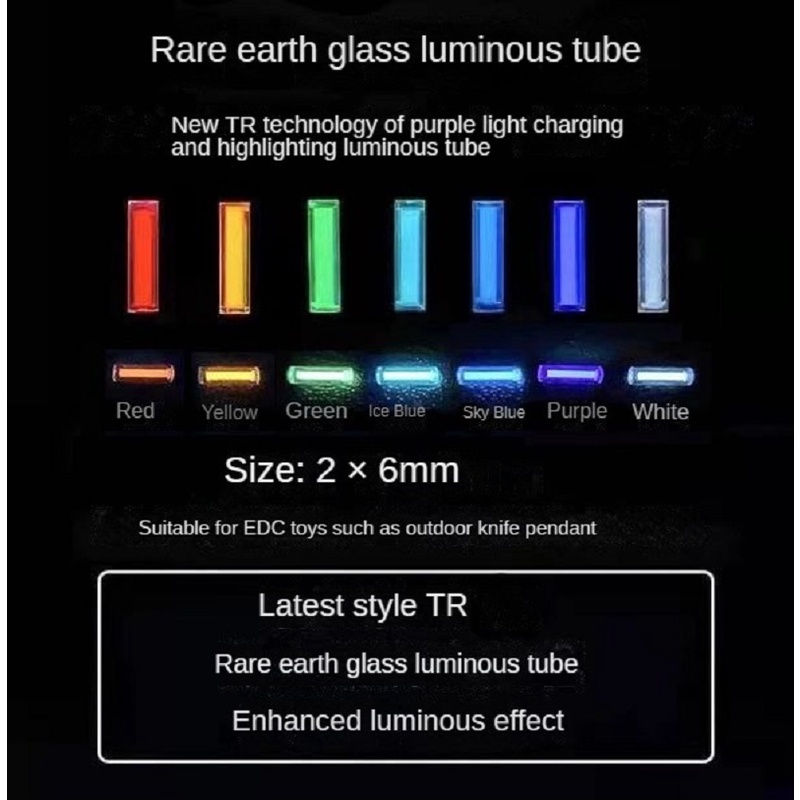 Replacement of Tritium Tube with Glass Nightlight Tube EDC Nightlight ...