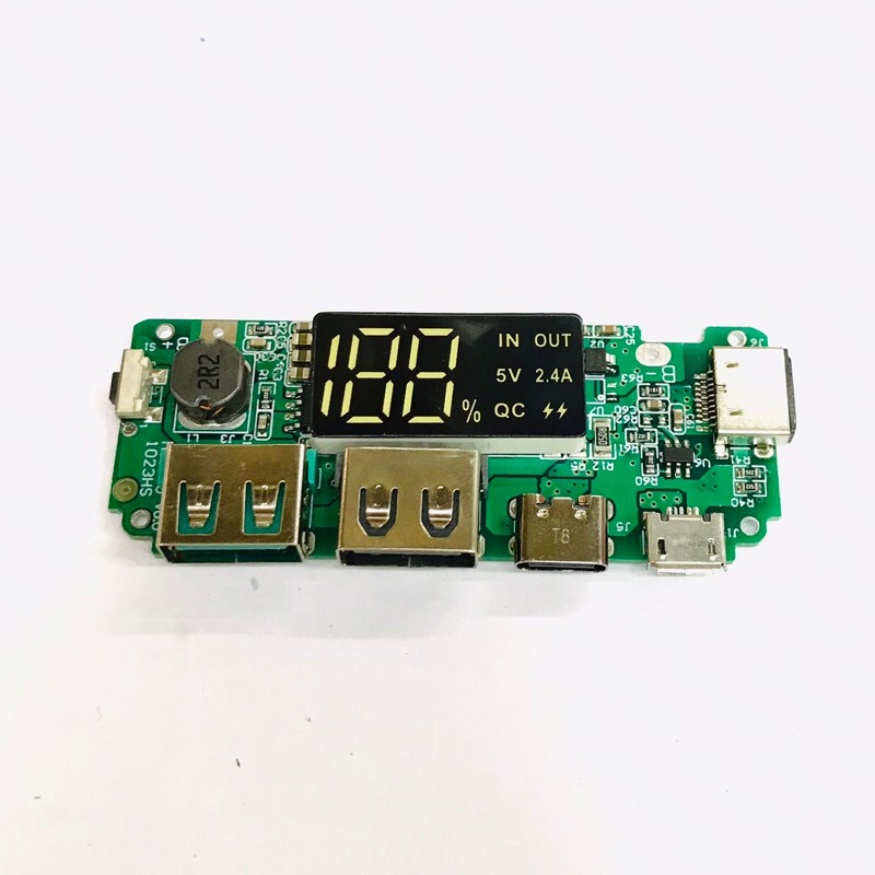 Broad แผงวงจรป้องกันที่ชาร์จแผงโซลาเซลล์ USBคู่LED 5V 2.4A 2A 1A Micro/Type-C USB 18650 | Shopee ...