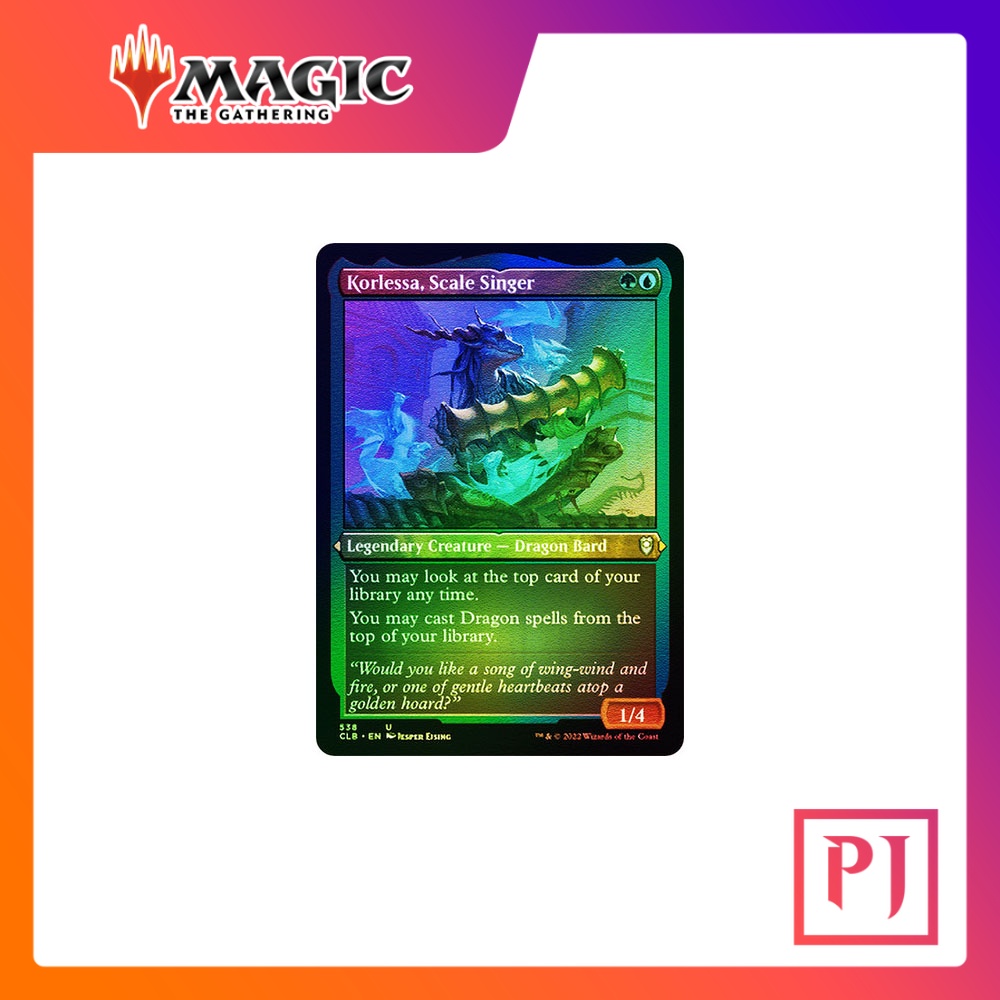 [MTG] Korlessa, Scale Singer (Foil Etched) [CLB] [BLUE] [UNCOM] [FOIL ...