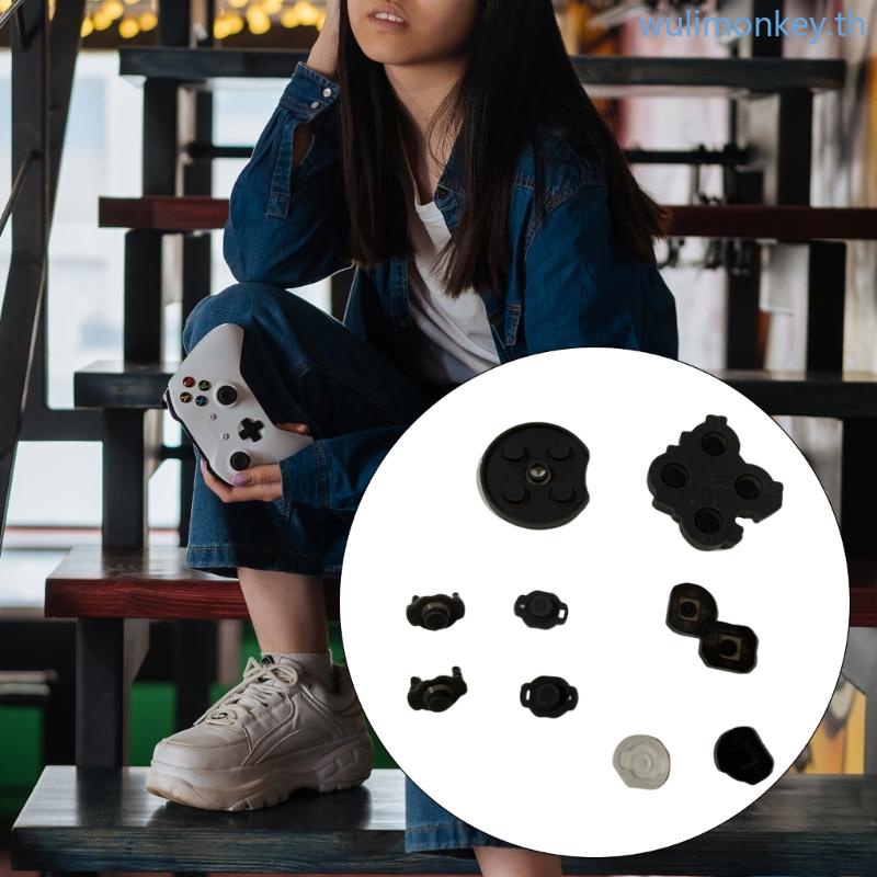 Wu ชุดอะไหล่ปุ่มกดคีย์บอร์ด แบบเปลี่ยน สําหรับ Switch Pro Controller ...