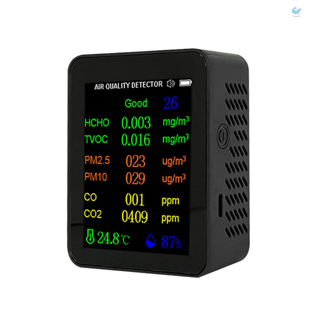 Hgt เครื่องตรวจจับอุณหภูมิ และความชื้น แบบพกพา 9in1 PM2.5 PM10 CO CO2 ...
