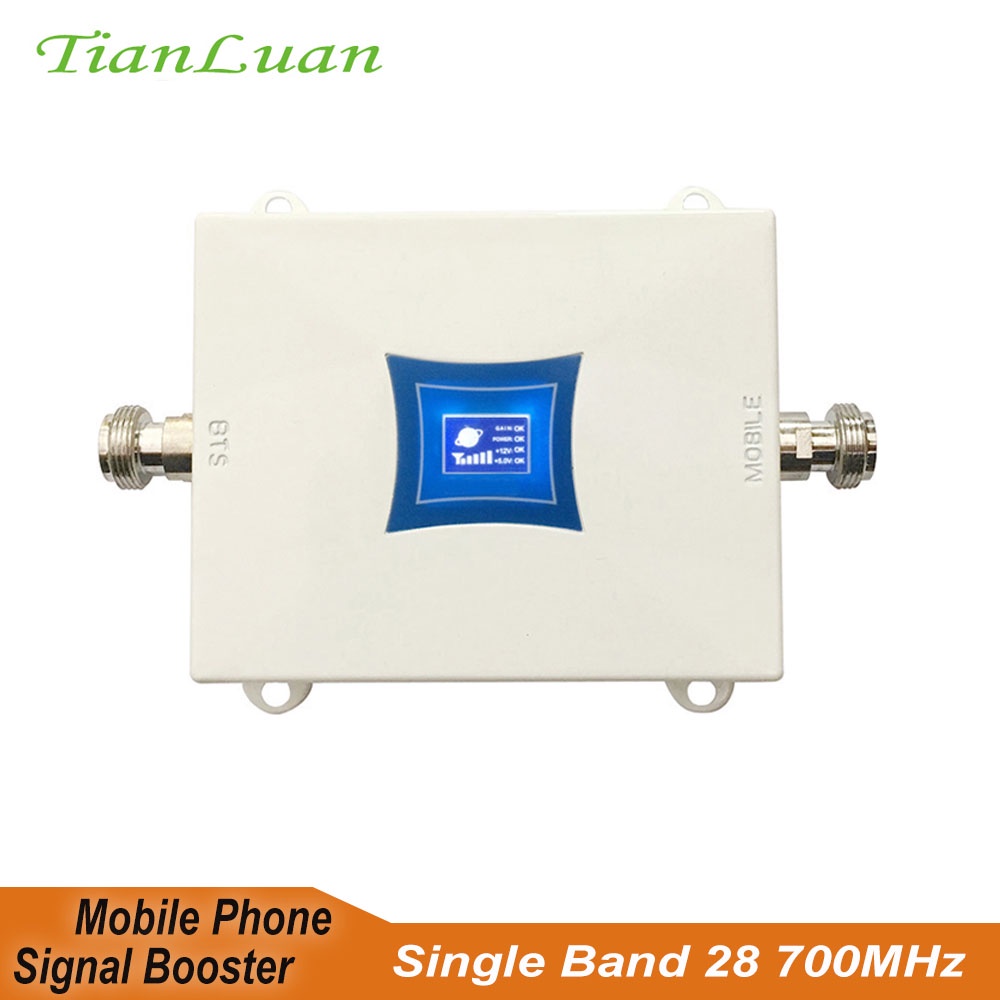 เครื่องทวนสัญญาณโทรศัพท์มือถือ 4G Band 28 LTE 700MHz พร้อมอะแดปเตอร์ ...