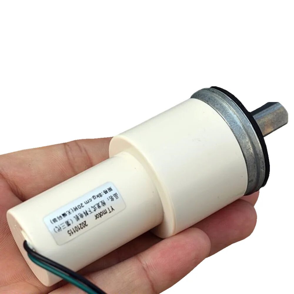 Auger-type blanking motor DC24V 20 rpm all-metal gear high torque 8 Kg ...