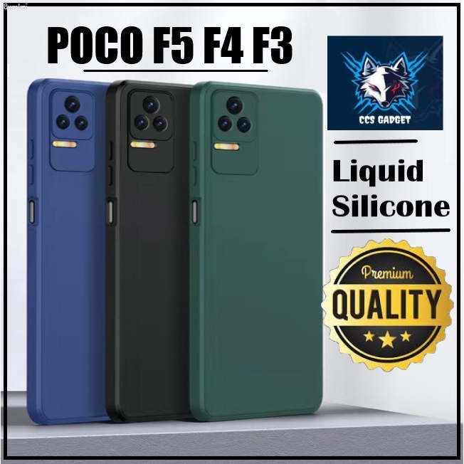 POCO F5 / F5 PRO / F4 / F3 Original Liquid Silicone Multi Color Full ...