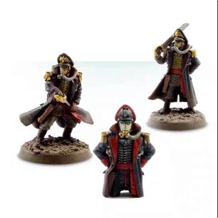 Z0336 Dkk Death Korps of Krieg Commissar Set Model Plate Resin Recasts ...