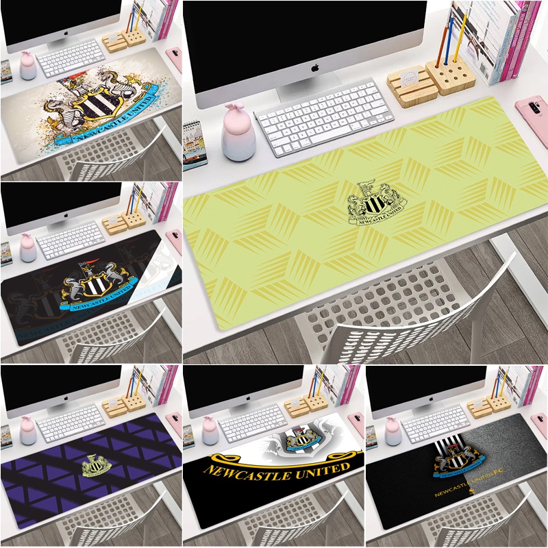 Newcastle United แผ่นรองเมาส์ กันลื่น ลายโลโก้ฟุตบอล อุปกรณ์เสริม ...