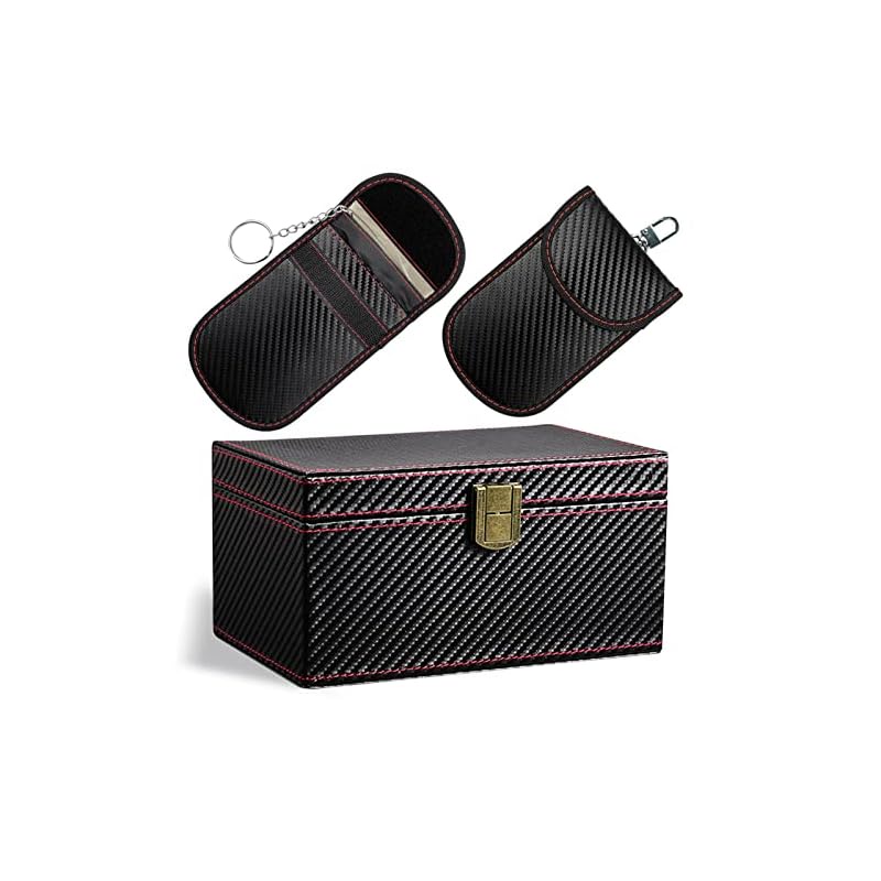 Faraday Box Car Key Fob Protector Box Keyless Entry Key Fob Signal ...