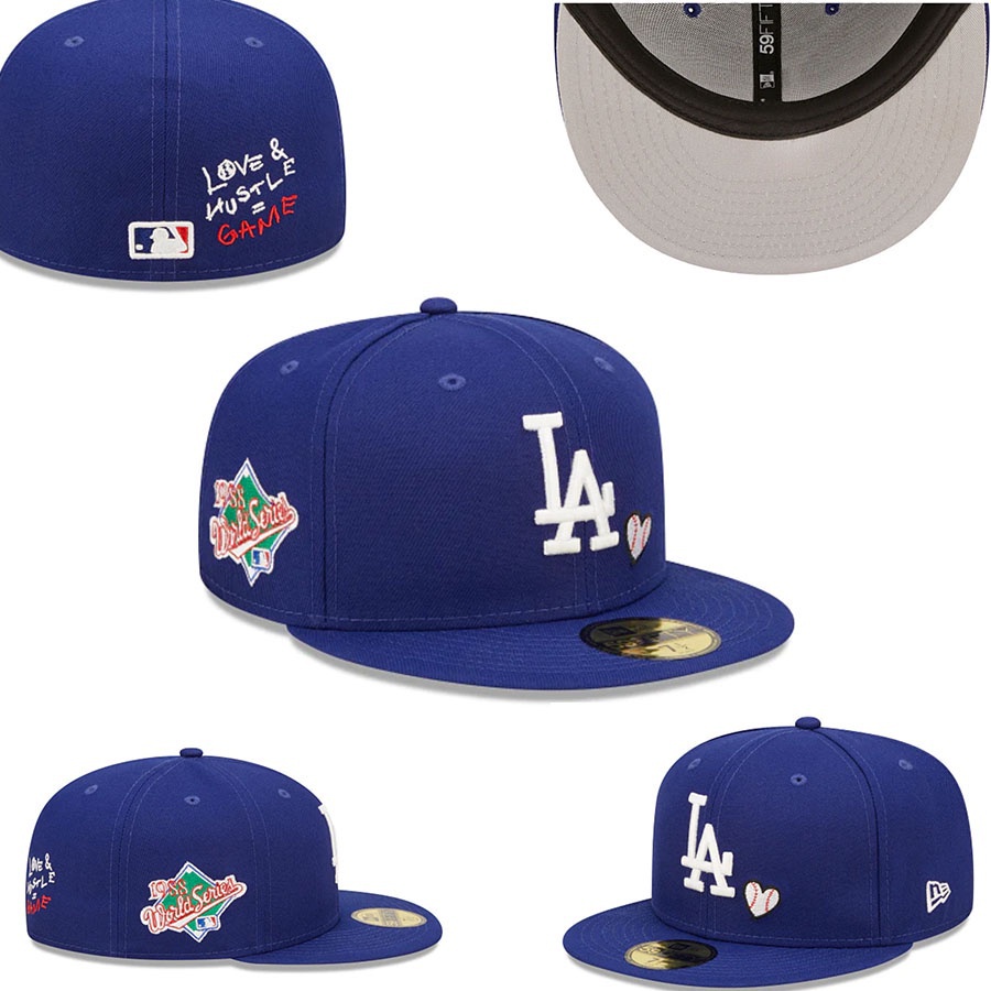 Mlb Los Angeles Dodgers Sello Sombrero ปีกฮิปฮอป คลาสสิก 3 สี XBE0 G1BV ...