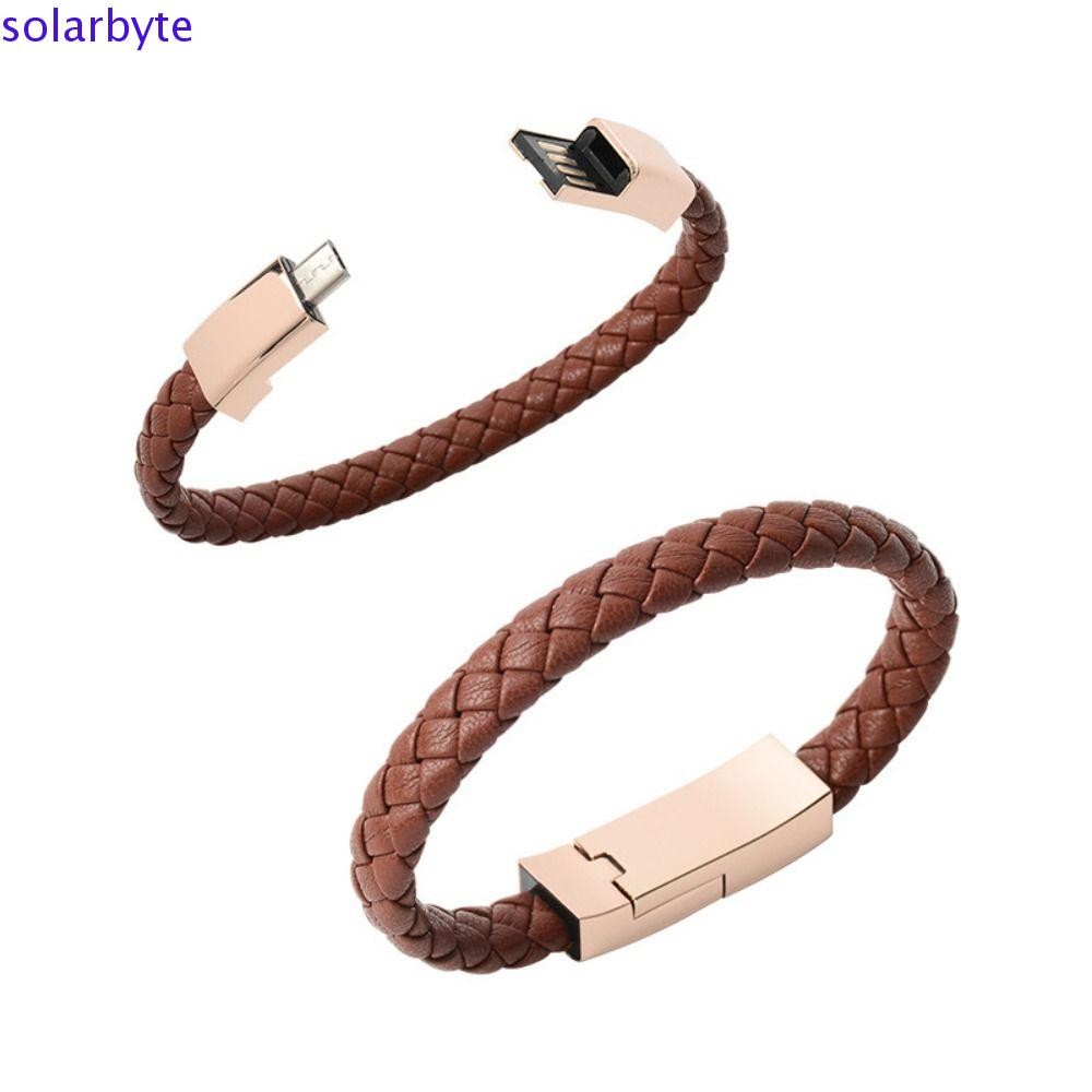 Solarbyte สายสร้อยข้อมือพวงกุญแจ Quick Charge Data สายชาร์จ Type C สาย Type-C สร้อยข้อมือสร้อย ...