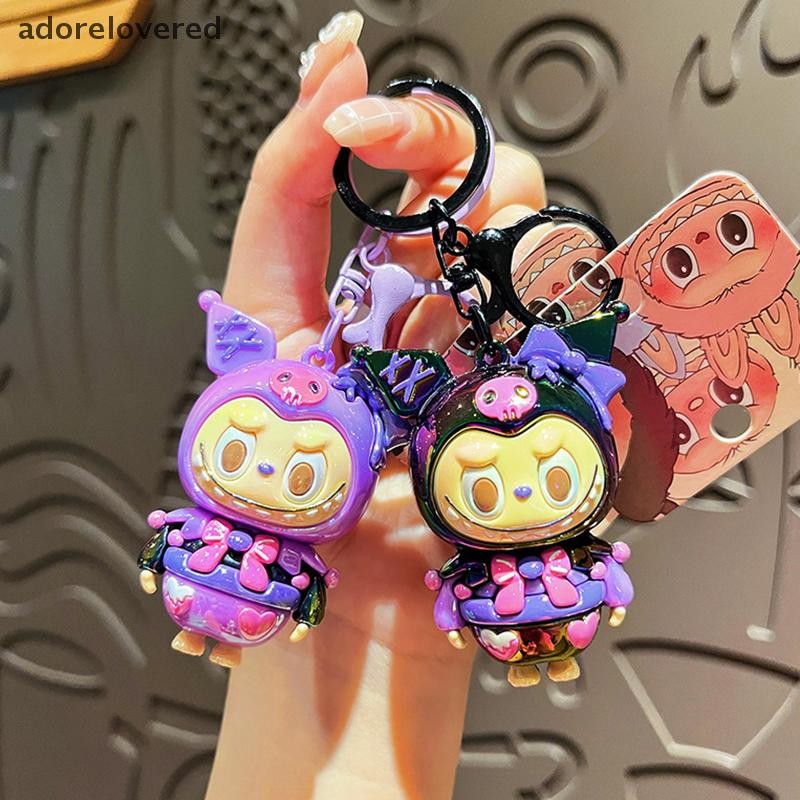 Adorelovered ใหม่น่ารักพวงกุญแจอะนิเมะชุบ Kuromi The Monsters Bunny ...