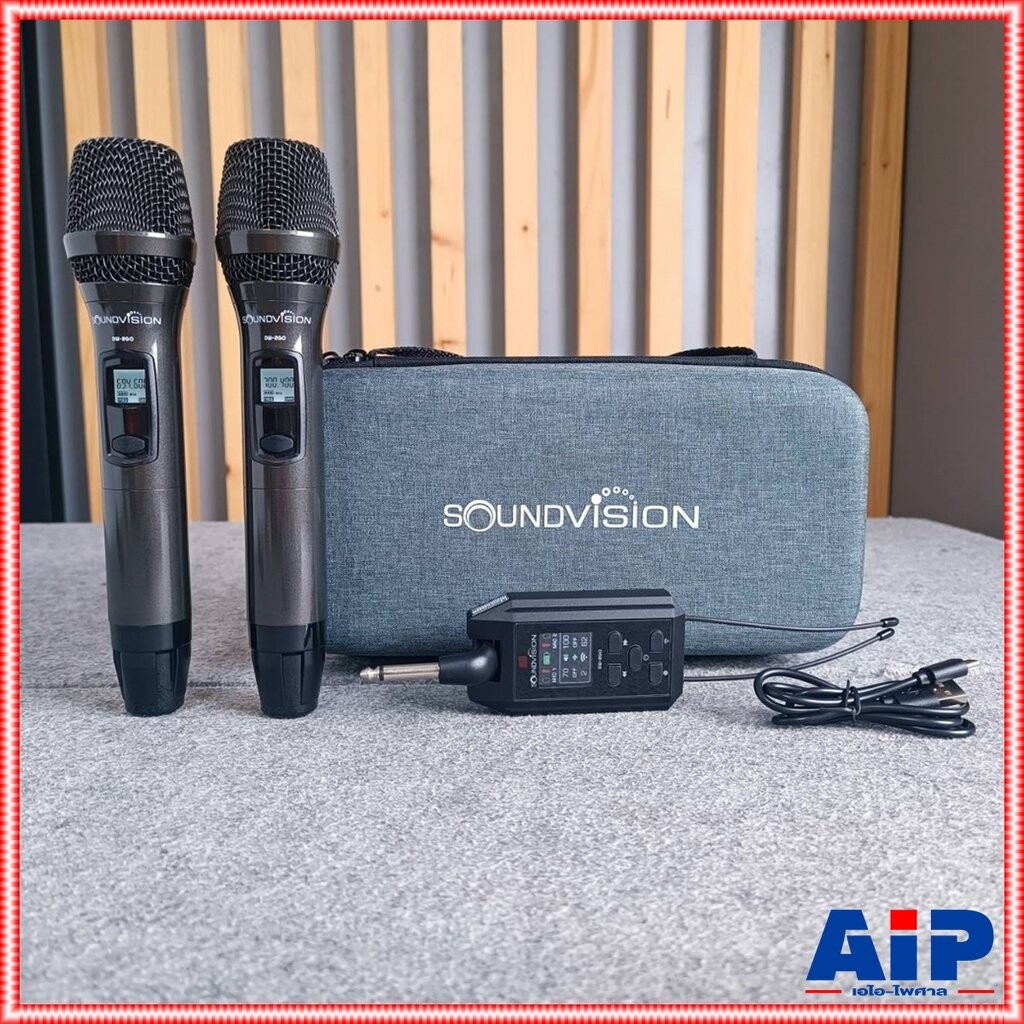 มี 5สี ให้เลือก SOUNDVISION DW-2GO ไมค์ลอยคู่ ดำ / ขาว / ฟ้า / ม่วง ...