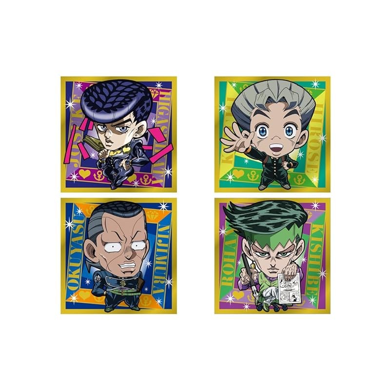 Bandai's "Jojo's Bizarre Adventure" Foil Collection Seal Wafer - Diamond Is Unbreakable Act 2 ...