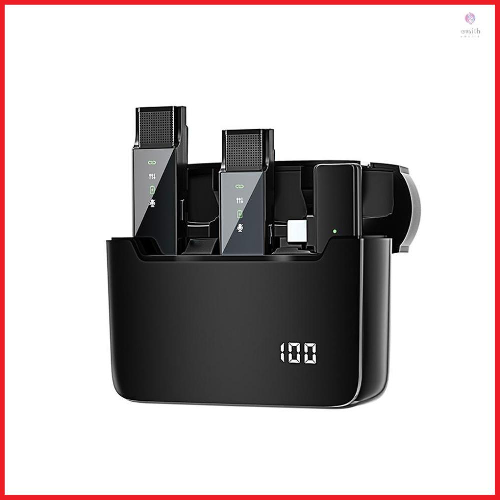 Mini Wireless Microphone for Mobile Phone - Display Noise Reduction Mic ...