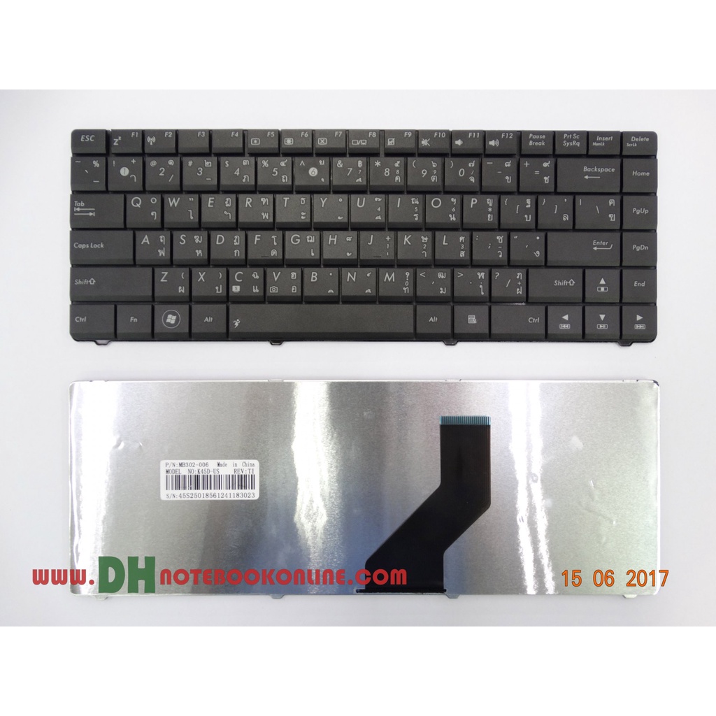 แป้นพิมพ์ คีย์บอร์ดโน๊ตบุ๊ค Asus K45D Laptop Keyboard | Shopee Thailand