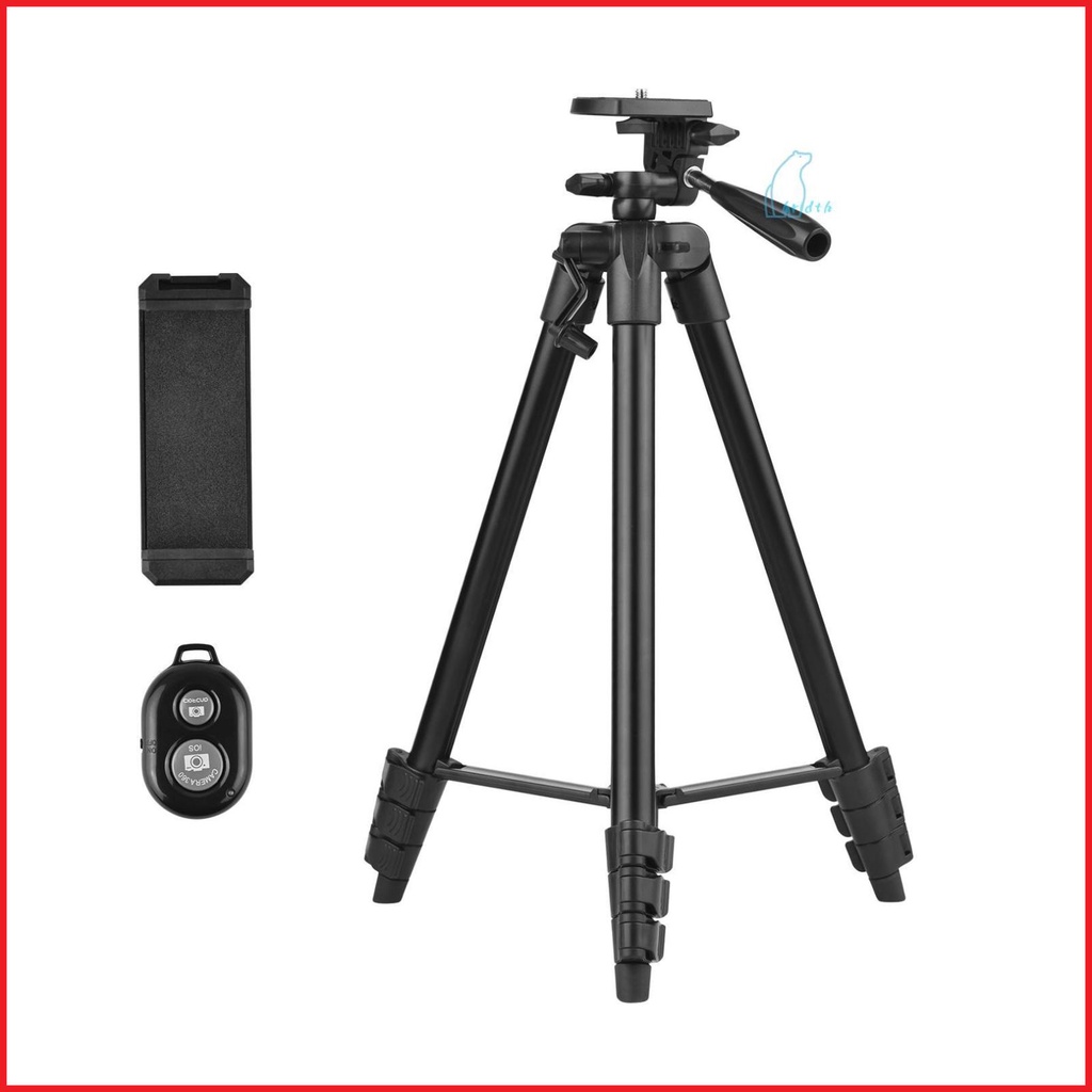 Versatile Tripod Stand with Phone Clamp and Remote Shutter for ...