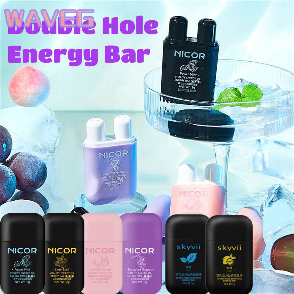 Wave Nicor /Skyvii Double Hole Energy Bar Energizing Nasal Inhaler ...
