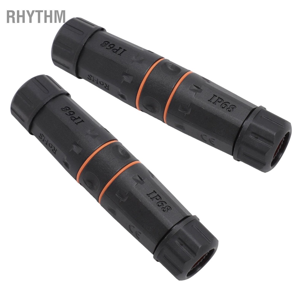 Rhythm 2 ชิ้น CAT6A Ethernet LAN Cable Connector หญิงหญิง IP68 กันน้ำ ...