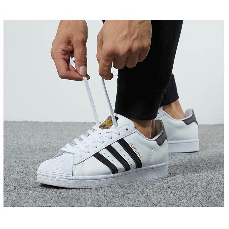 ข้อเสนอพิเศษ ของแท้ Adidas Clover Superstar รองเท้าวิ่งผู้ชายและผู้หญิง ...