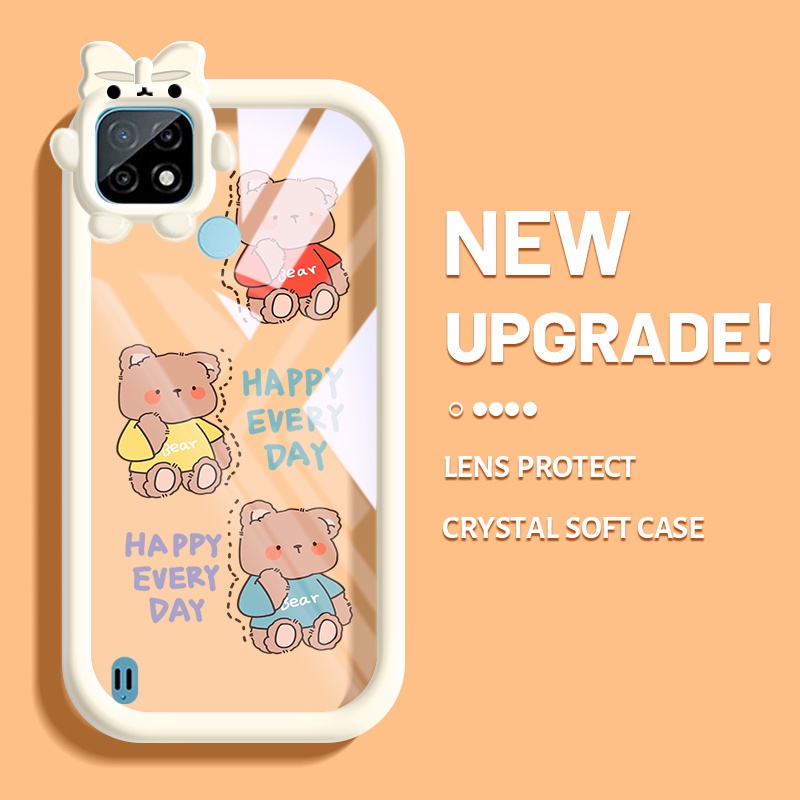 เคสโทรศัพท์มือถือ ซิลิโคนนิ่ม ใส กันกระแทก กันรอยเลนส์กล้อง ลายลิตเติ้ล ...