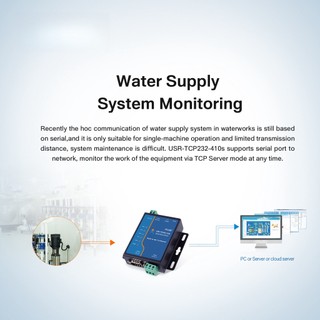 PUSR RS232 RS485 Serial to Ethernet Converter Serial Device Server ...