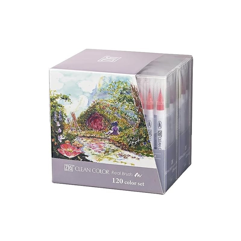 [Direct from JAPAN]Kuretake Color Pen Brush Pen ZIG Clean Color Real ...