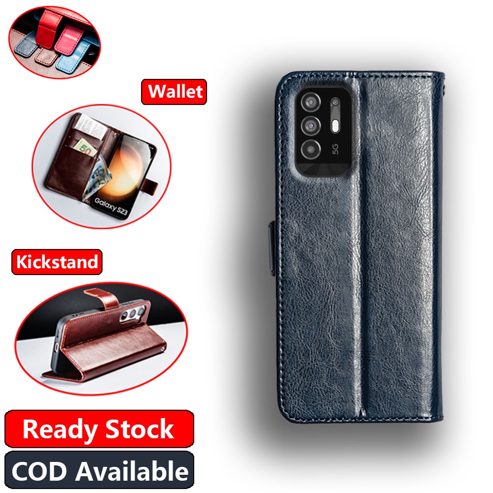 เคสโทรศัพท์มือถือหนัง ฝาพับ กันกระแทก พร้อมช่องใส่บัตร สีดํา สไตล์วินเท ...