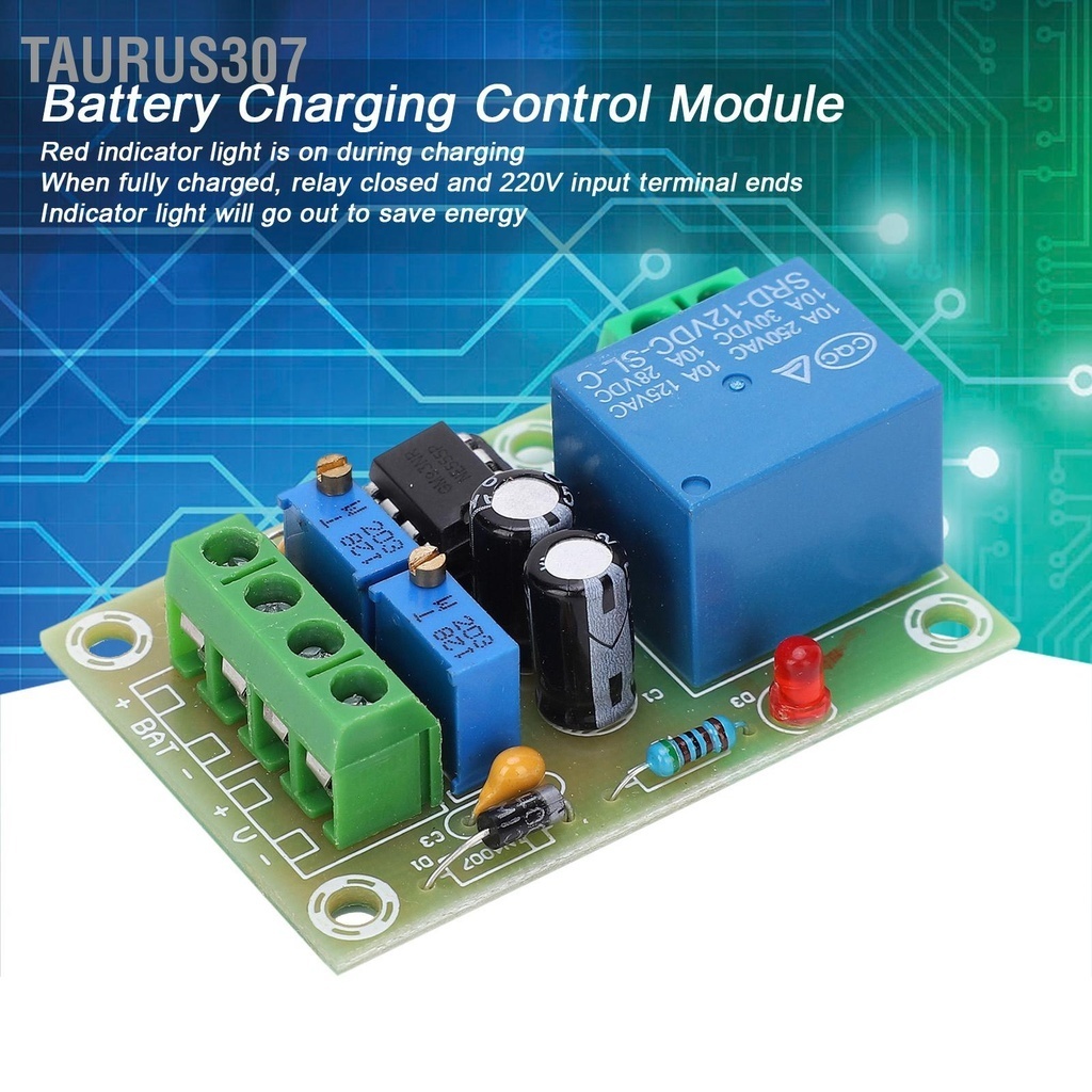 Taurus307 Battery Charging Control Module 12V Power Supply Board ...