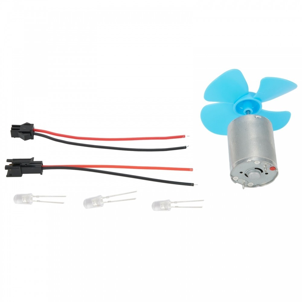 Micro Wind Turbine Generator Kit with 12V DC Motor Portable DIY Power ...