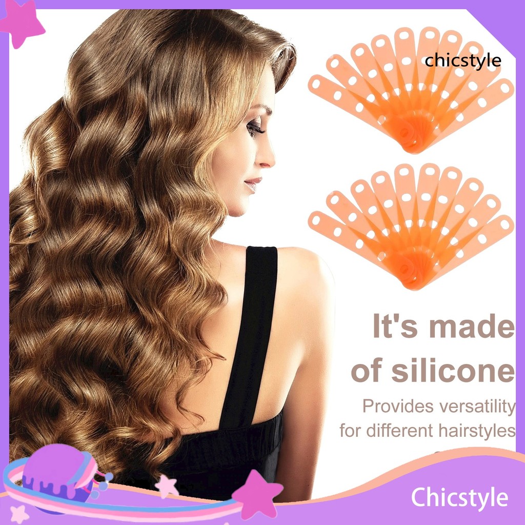 [CS] 20 ชิ้น Perm ยาง Band Traceless Cold Wave Perming Rod ผม Roller ...