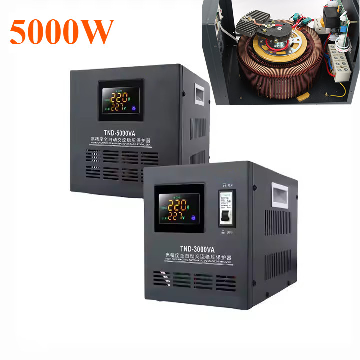 หม้อเพิ่มไฟ เครื่องปรับแรงดันไฟฟ้าอัตโนมัติ รุ่น Stabilizer 5KW/5000W ...