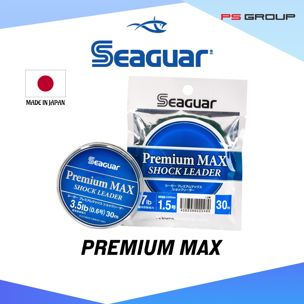 Seaguar Premium MAX Shock Leader สายชอคฟูลโลของแท้จากประเทศญี่ปุ่น | Shopee Thailand