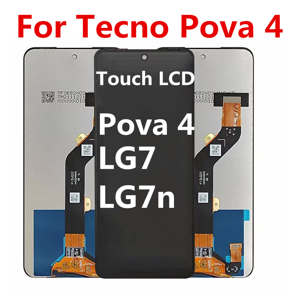 เหมาะสําหรับหน้าจอ Tecno Pova4 LG7 LG7n Assembly จอแสดงผล LCD | Shopee ...